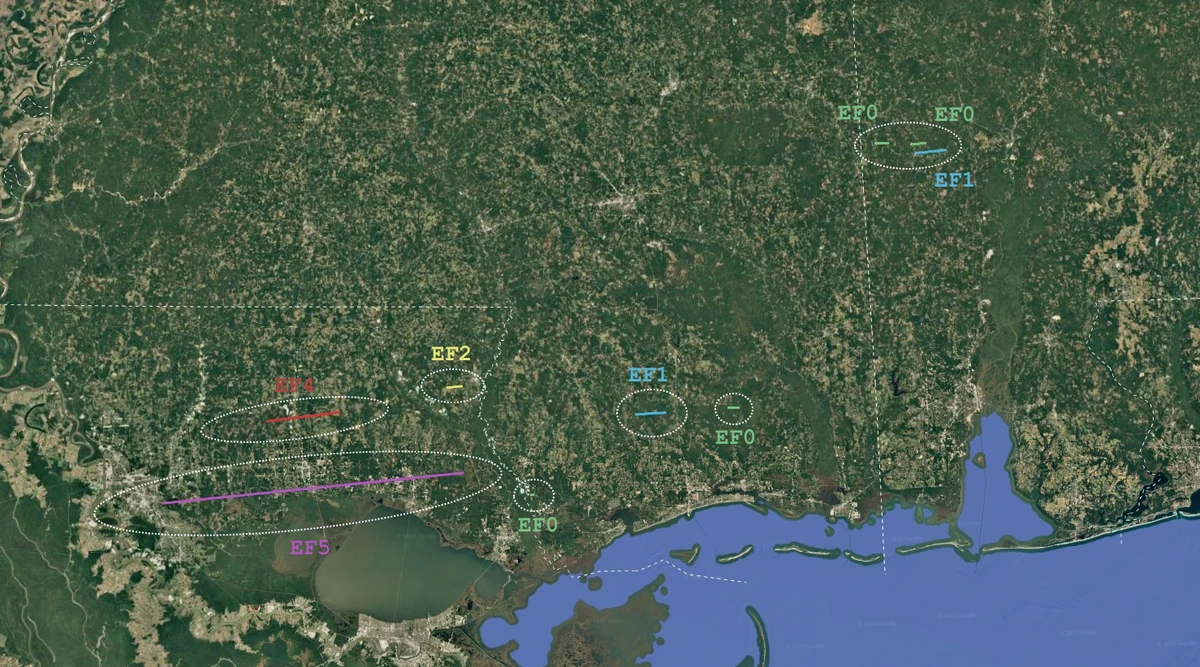 January 26, 2026 Deep South Tornado Outbreak | Hypothetical Tornadoes ...