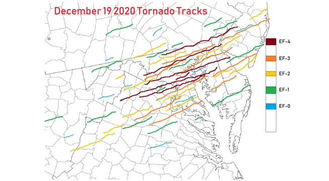 December 19, 2020 Snowrecho/Tornado Outbreak | Hypothetical Tornadoes ...