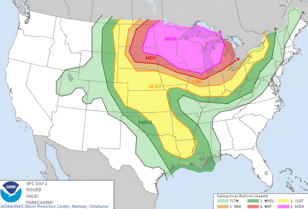 United States-Canada "DEADLY" Tornado Outbreak | Hypothetical Tornadoes ...