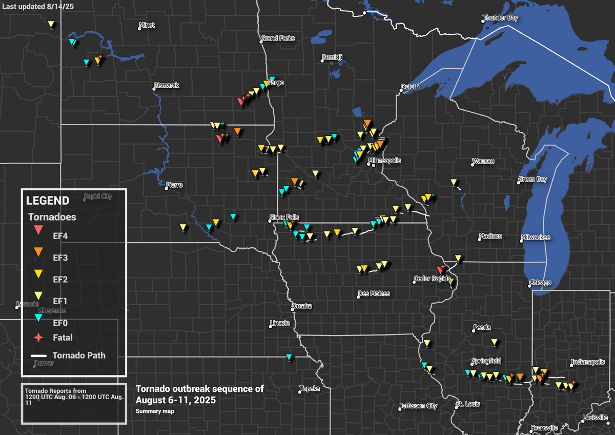 Tornado Outbreak Sequence Of August 6 11 Hypothetical Tornadoes Wiki
