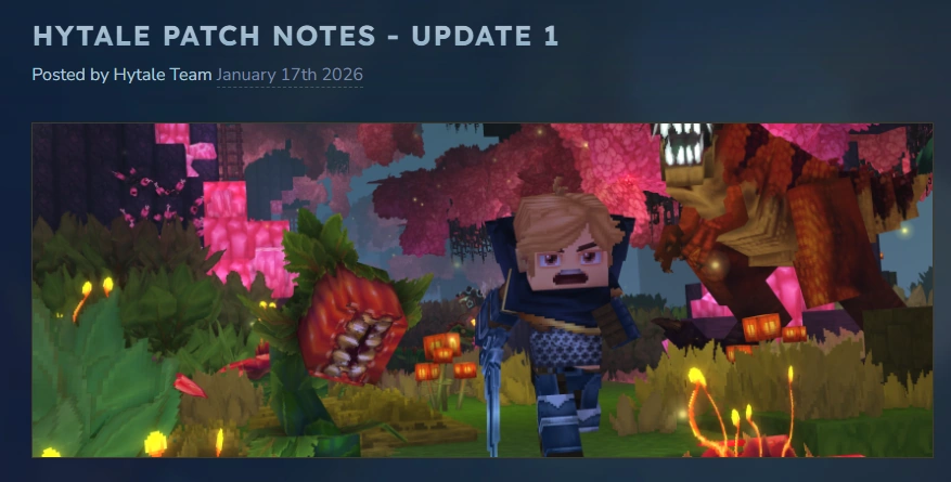 Update 1 | Hytale Wiki | Fandom
