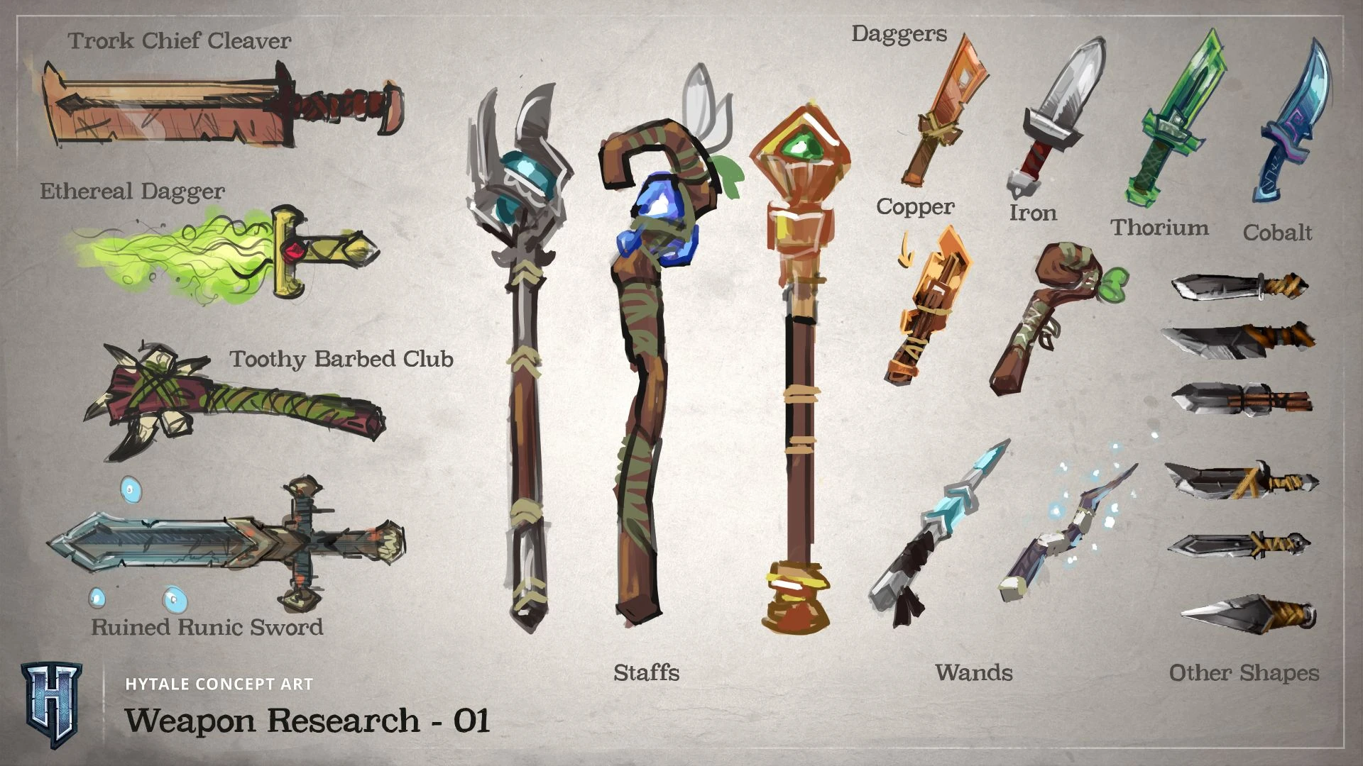 Melee Weapon Concept Art