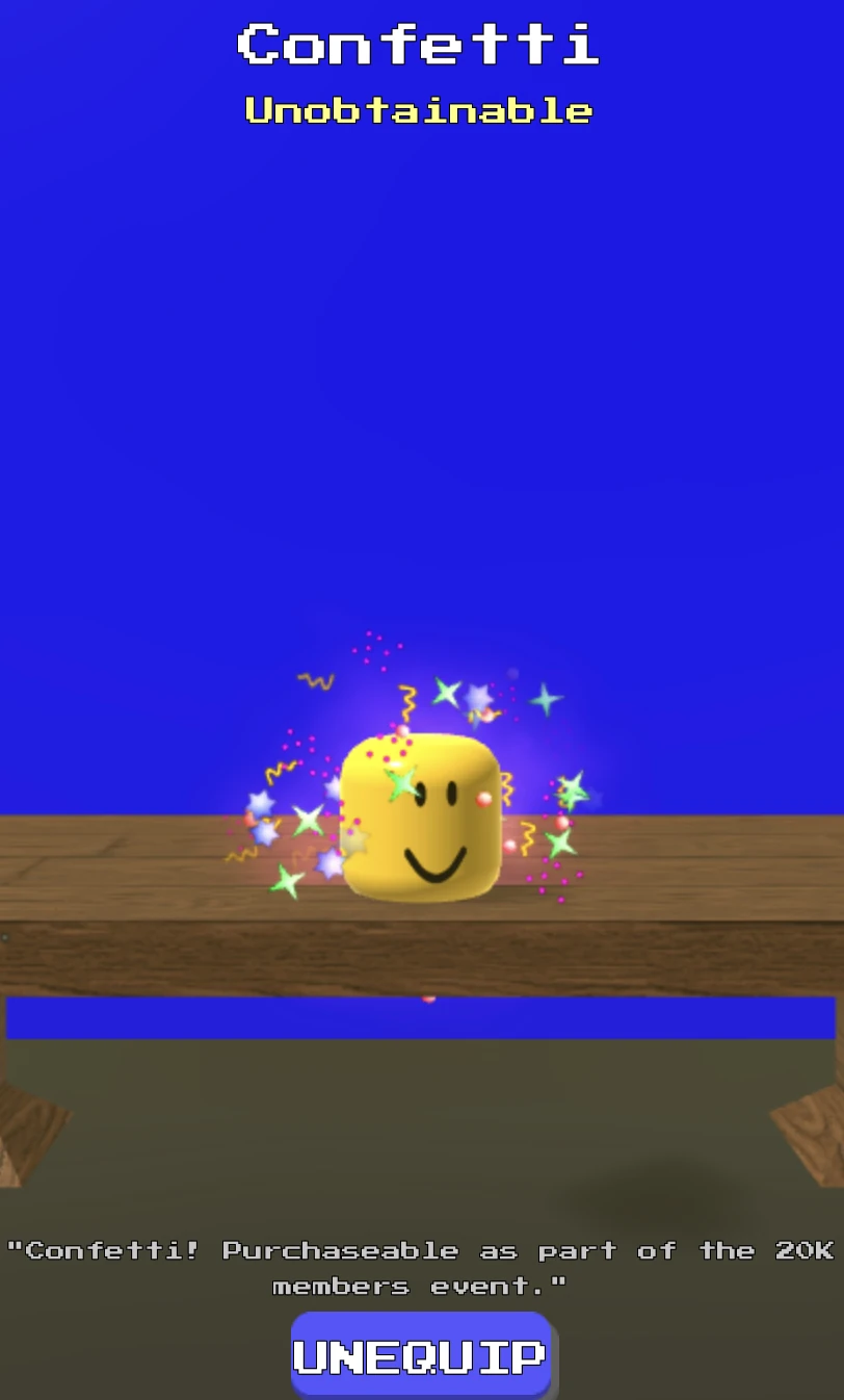 Confetti | I Don't Feel So Good Simulator Wiki | Fandom