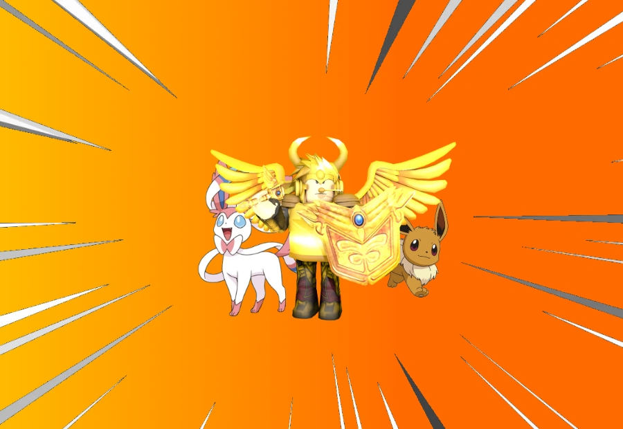 Golden Warrior T3xas & Eevee & Sylveon | IBlox Destroyer Wiki | Fandom