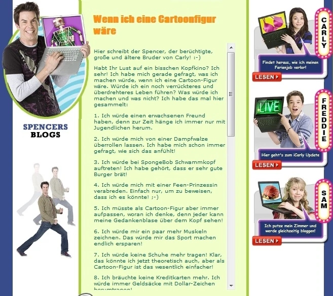 Blog | iCarly Wiki | Fandom