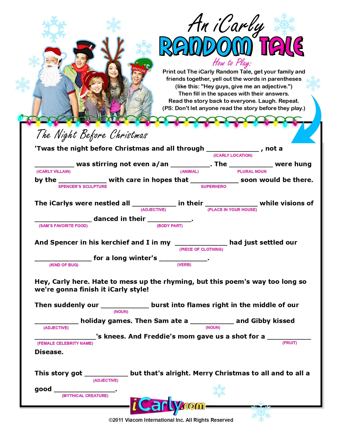 Another iCarly Random Tale | iCarly Wiki | Fandom