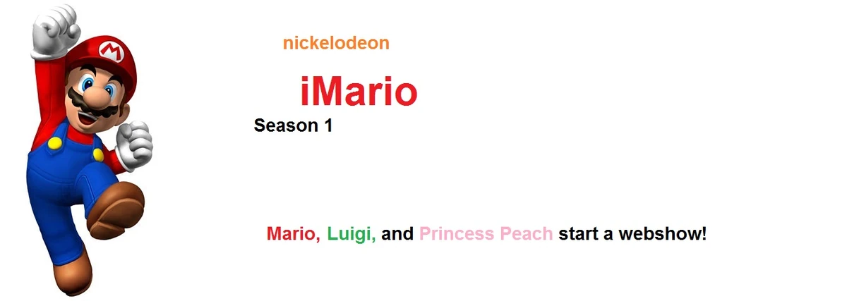 User blog:LizardMaster178/iMario: iStart a Webshow Because I Think It's ...