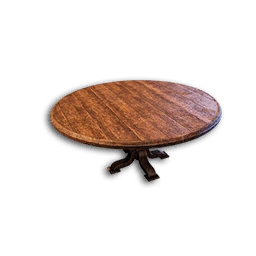 Carved Wood Round Table | Icarus Wiki | Fandom