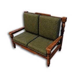 Carved Wood 2-Seater Couch | Icarus Wiki | Fandom