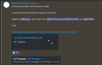 Ice Dodo Hardest Maps List | Ice Dodo Wiki | Fandom