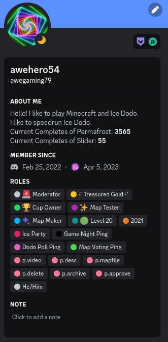 Awehero54 | Ice Dodo Wiki | Fandom