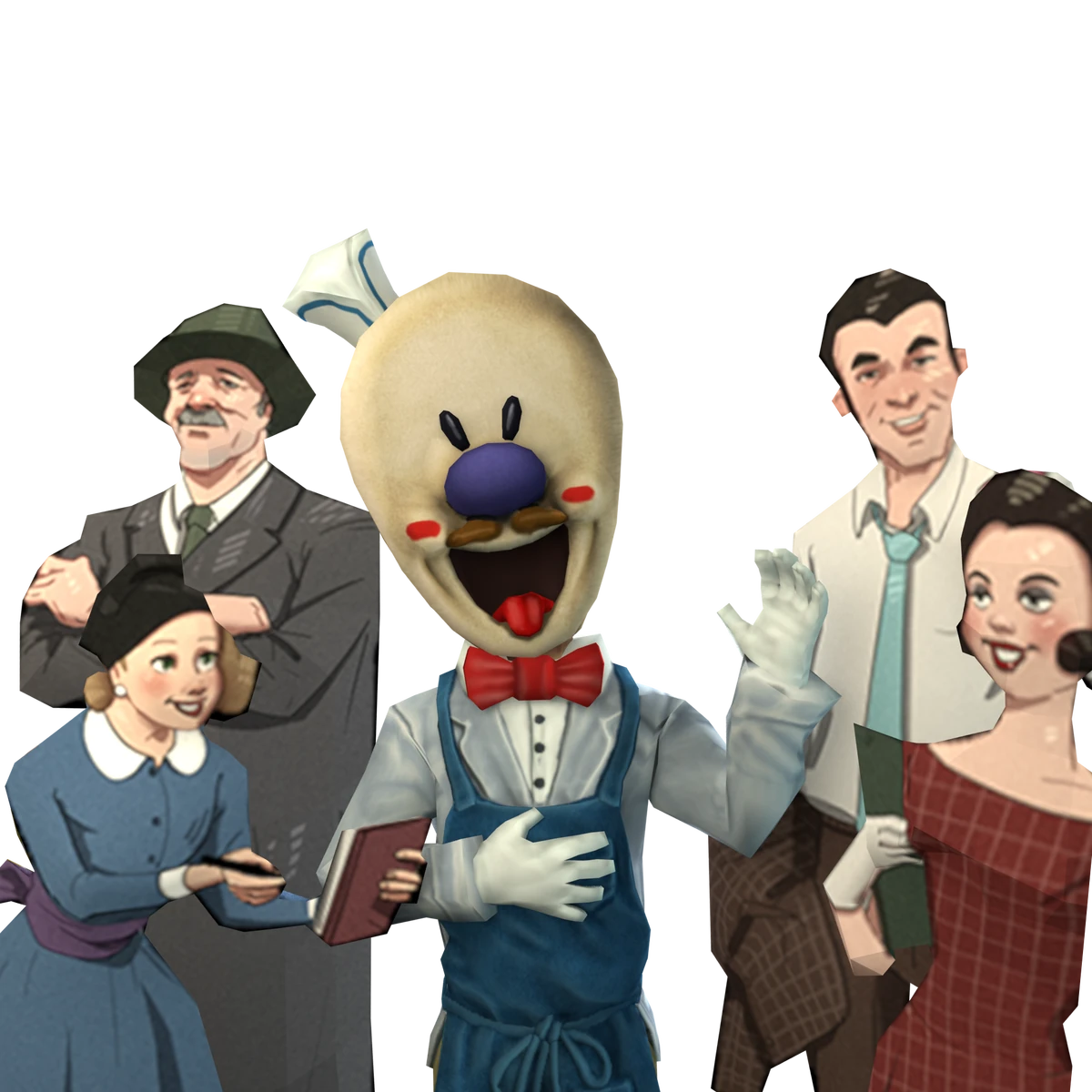 Joseph's Customers | Ice Scream Wiki | Fandom