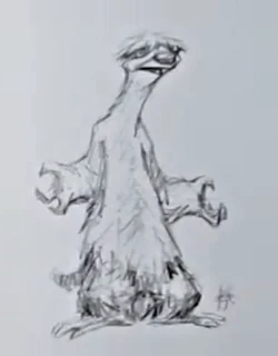 Sid The Sloth Cave Drawing