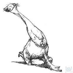 Sid The Sloth Cave Drawing