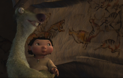 Sid The Sloth Cave Drawing