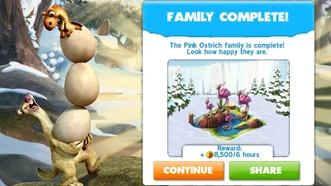 Pink Ostrich | Ice Age Village Wiki | Fandom
