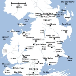 Map Of The North Game Of Thrones Map Westeros Map A Song Of Ice And