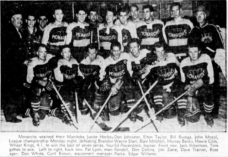 1951-52 Winnipeg Monarchs season | Ice Hockey Wiki | Fandom