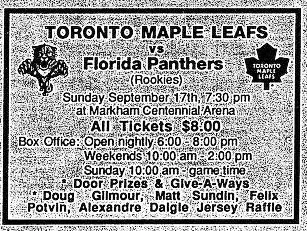 1995–96 Florida Panthers season | Ice Hockey Wiki | Fandom