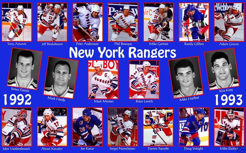 1992–93 New York Rangers season | Ice Hockey Wiki | Fandom
