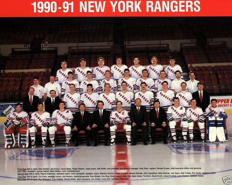 1990–91 New York Rangers season | Ice Hockey Wiki | Fandom
