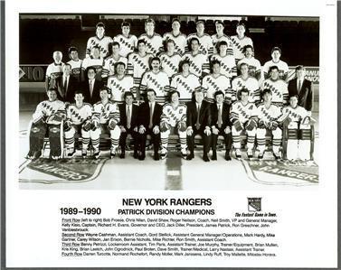 1989–90 New York Rangers season | Ice Hockey Wiki | Fandom