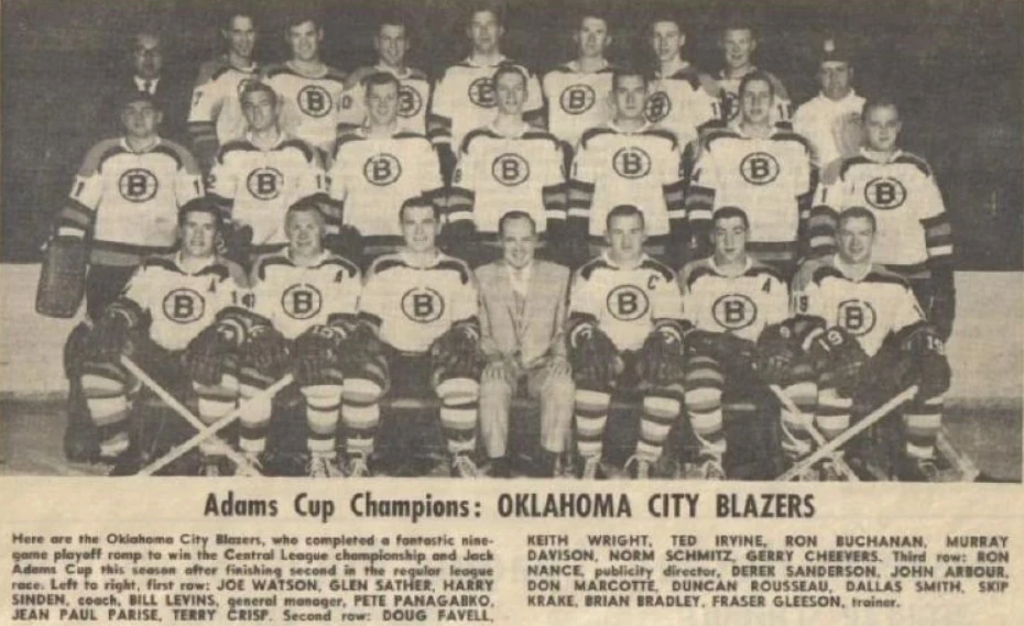 Oklahoma City Blazers (1965-1977) | Ice Hockey Wiki | Fandom