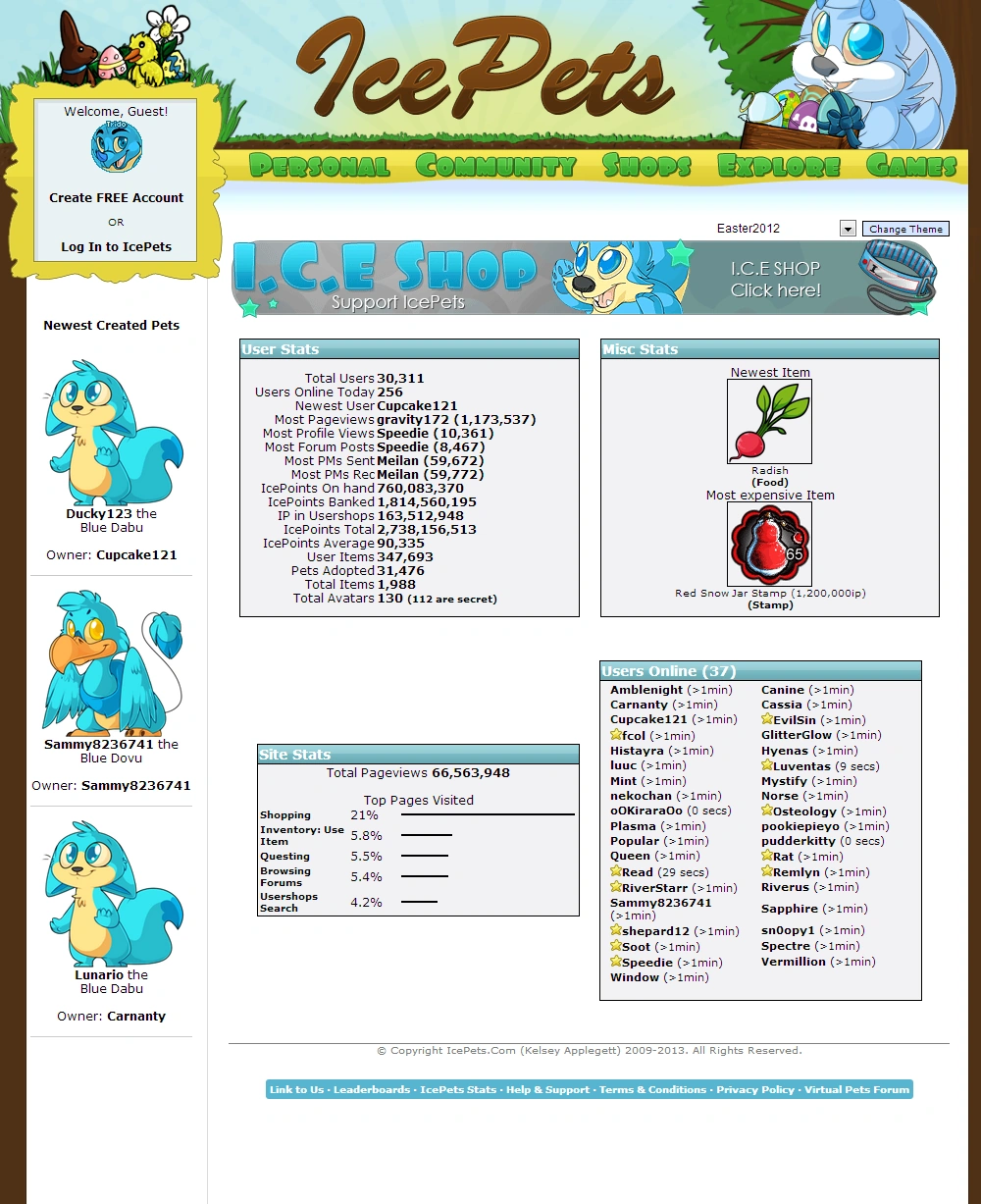 IcePets Stats | IcePets Wiki | Fandom