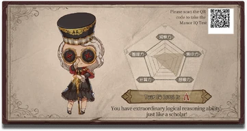 Manor IQ Test | Identity V Wiki | Fandom