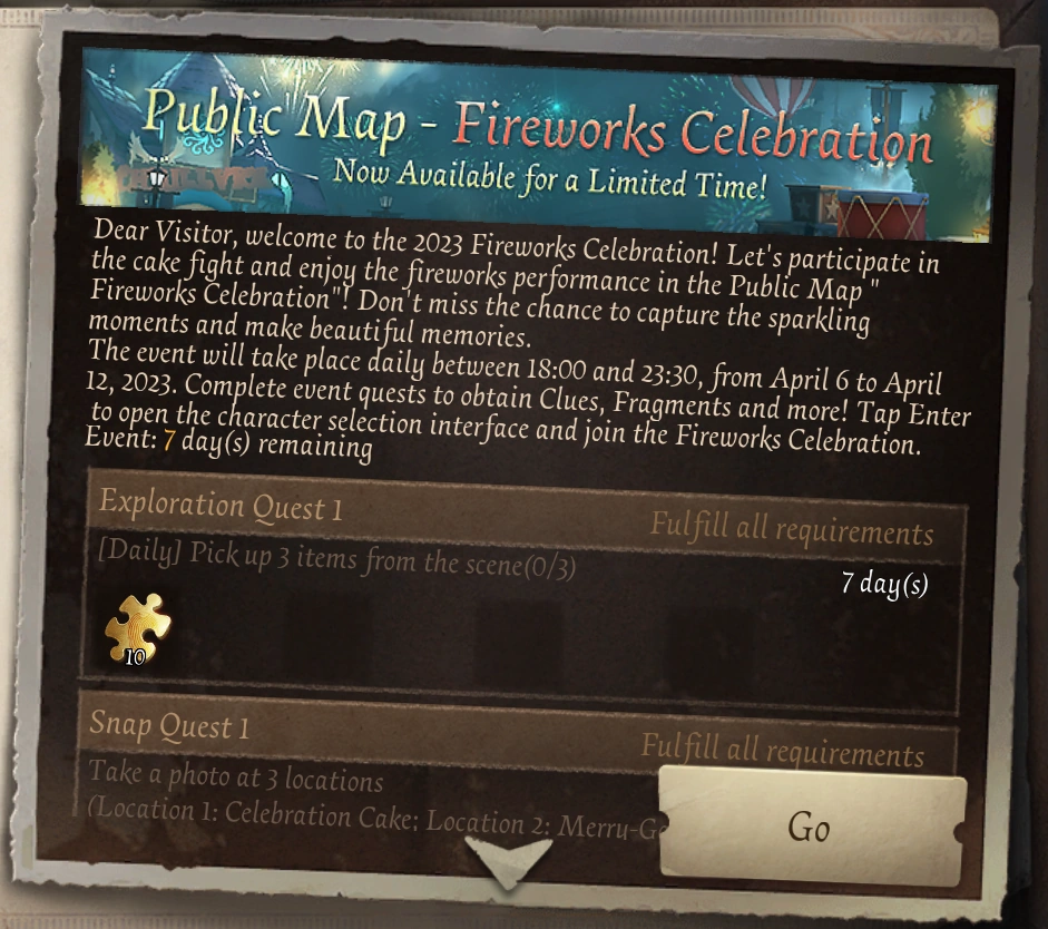 Fireworks Celebration | Identity V Wiki | Fandom