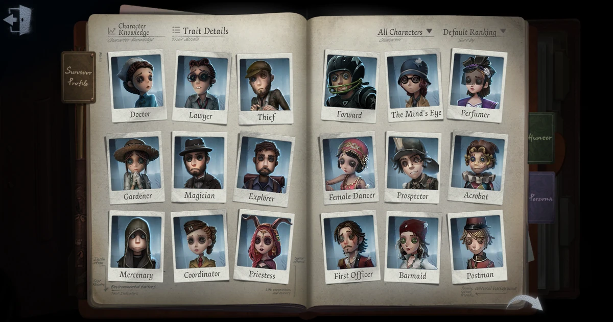 User Interface/Version 2.0 | Identity V Wiki | Fandom