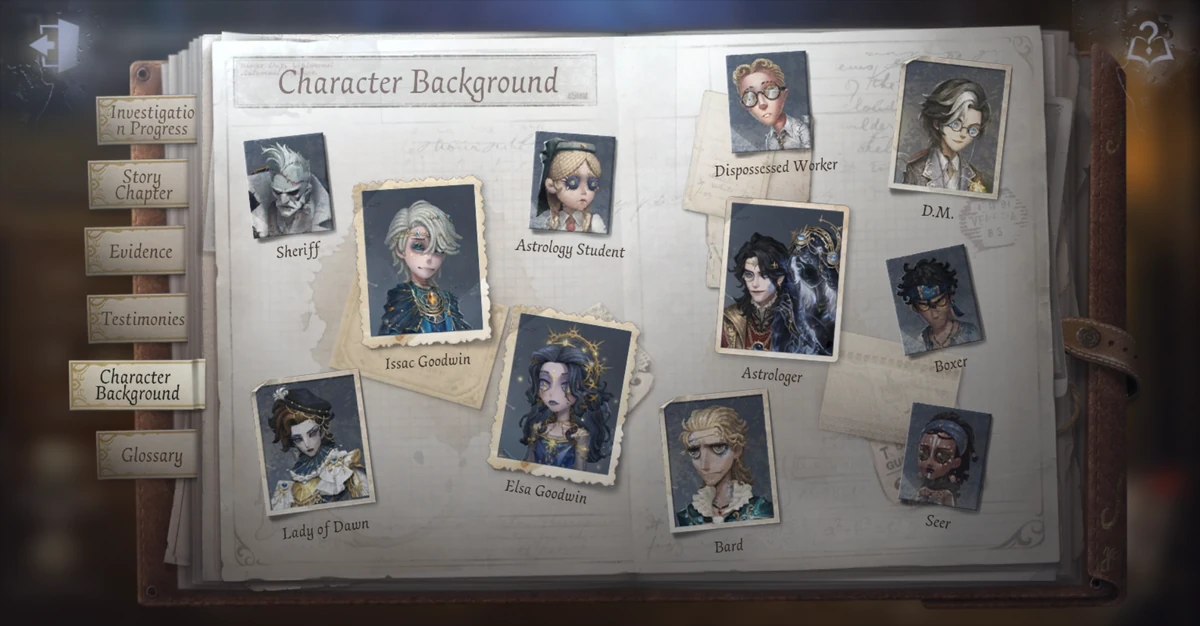 Enlightenment Under the Stars/Investigation Notes | Identity V Wiki ...
