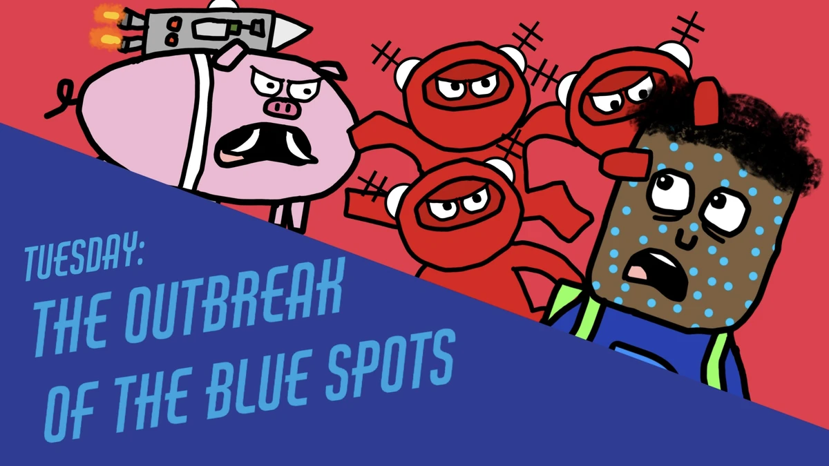 Tuesday: The Outbreak of the Blue Spots | Idea Wiki | Fandom