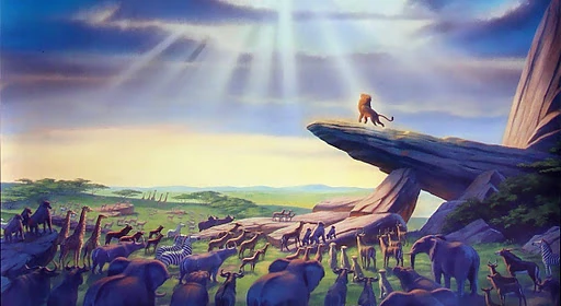 Lion King Simba Pride Rock