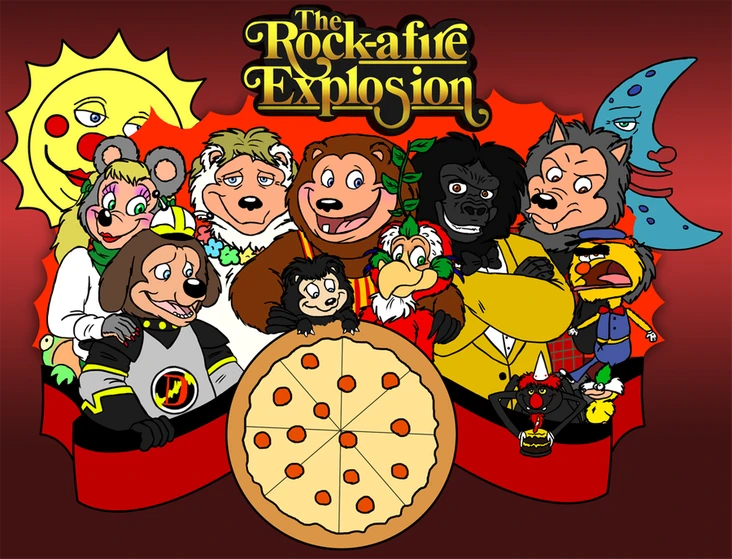how to draw the rock afire explosion