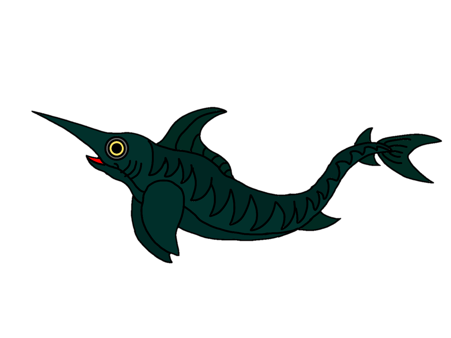 Cartoon Swordfish