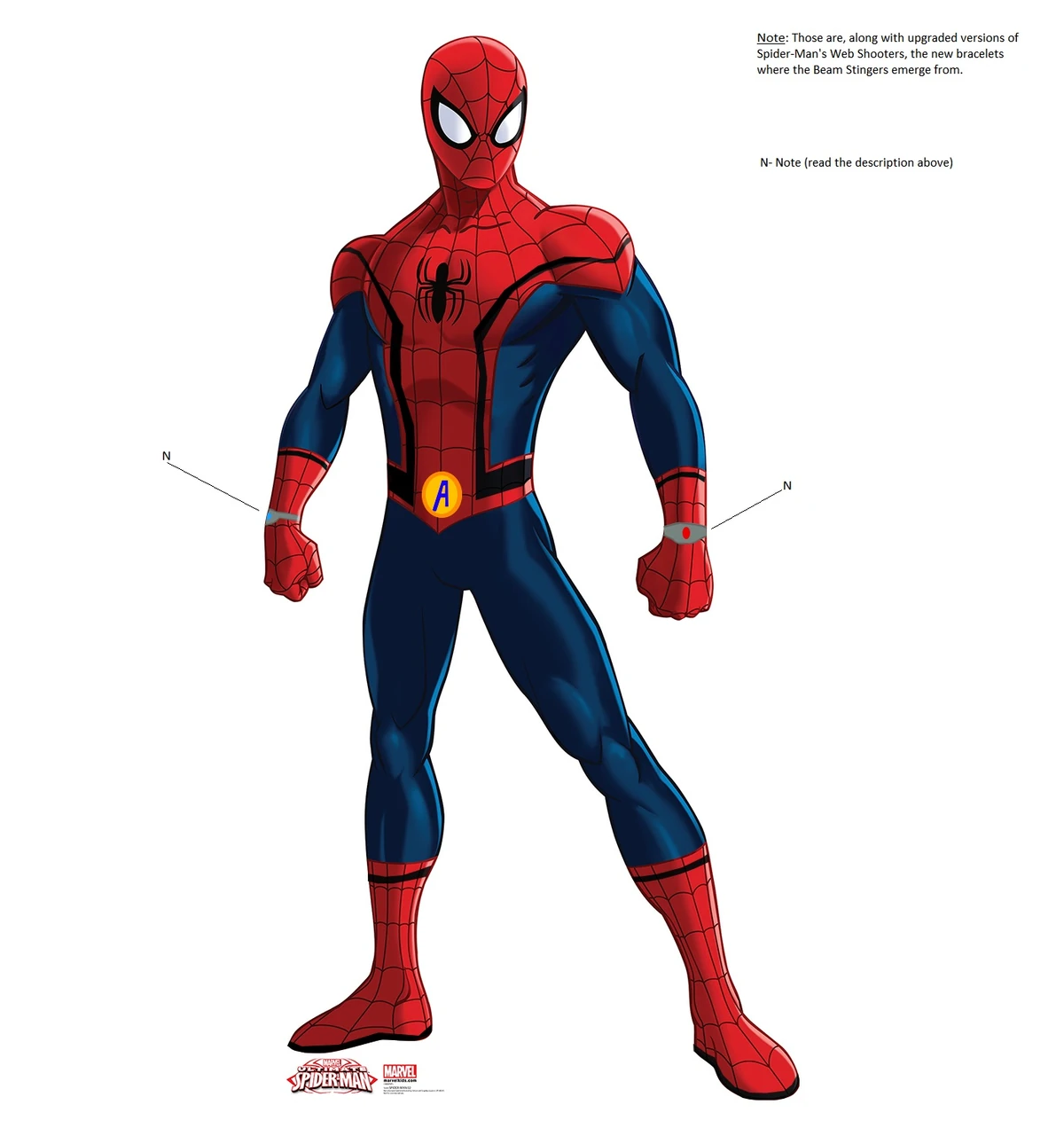 Spiderman Standing Pose