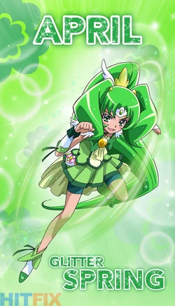 how to draw glitter spring from glitter force