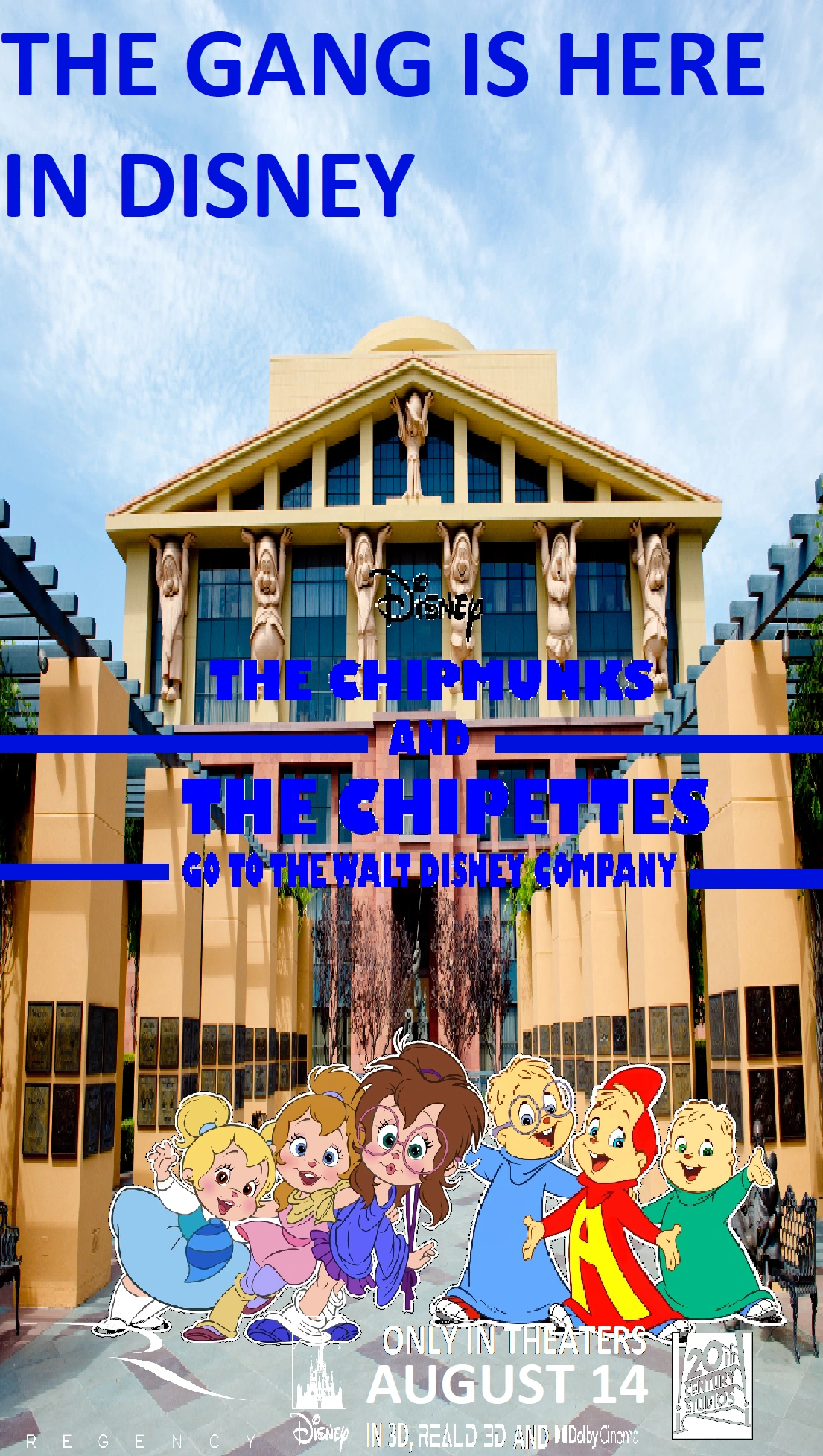 The Chipmunks and the Chipettes go to The Walt Disney Company | Idea ...