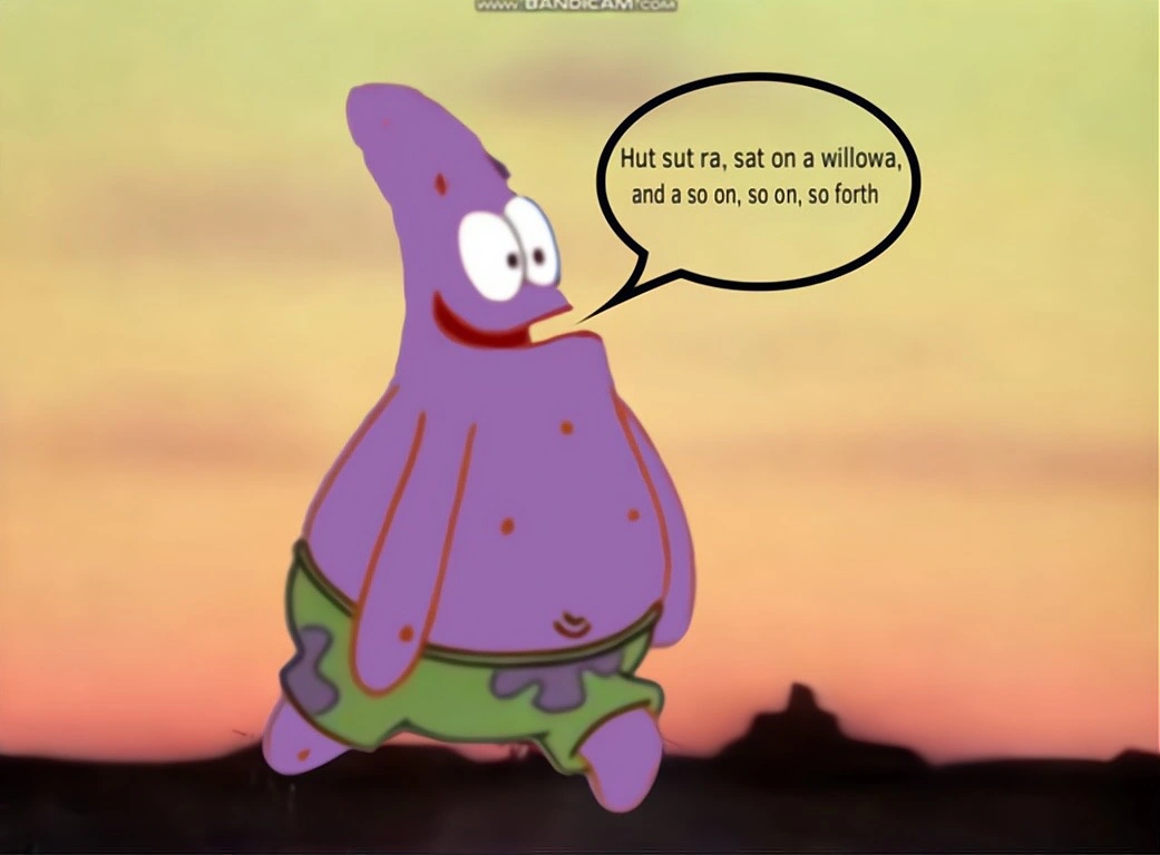 Purple Patrick Star from Opposite Day | That Does It! I Demand A Raise ...