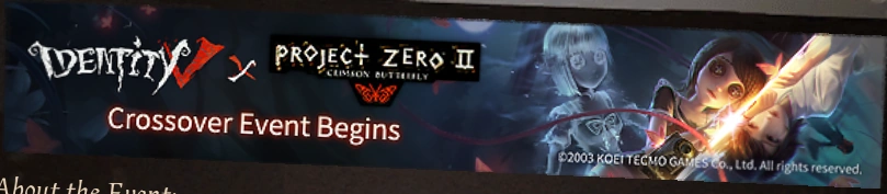 Project Zero II Crossover | Identity V Wiki | Fandom