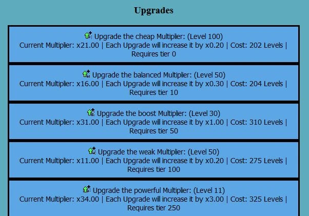 Level Upgrades | Idle Bar Wiki | Fandom
