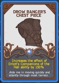 Drizzt/Drow Ranger's Chest Piece | Idle Champions of the Forgotten ...