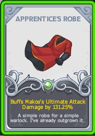 Makos/Apprentice's Robe | Idle Champions of the Forgotten Realms Wiki | Fandom
