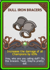 Minsc/Dull Iron Bracers | Idle Champions of the Forgotten Realms Wiki ...