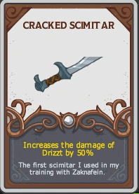Drizzt/Cracked Scimitar | Idle Champions of the Forgotten Realms Wiki ...