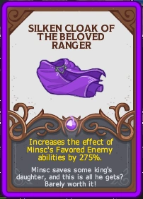 Minsc/Silken Cloak of the Beloved Ranger | Idle Champions of the ...