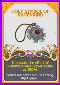 Evelyn/Holy Symbol of Ravenkind | Idle Champions of the Forgotten ...