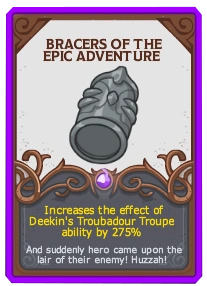 Deekin/Bracers of the Epic Adventure | Idle Champions of the Forgotten ...