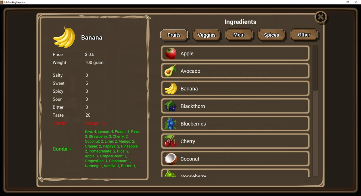 Banana | Idle Cooking Emperor Wiki | Fandom